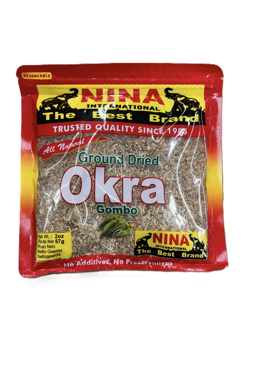 Nina Ground Dried Okra – Tropical Super Market